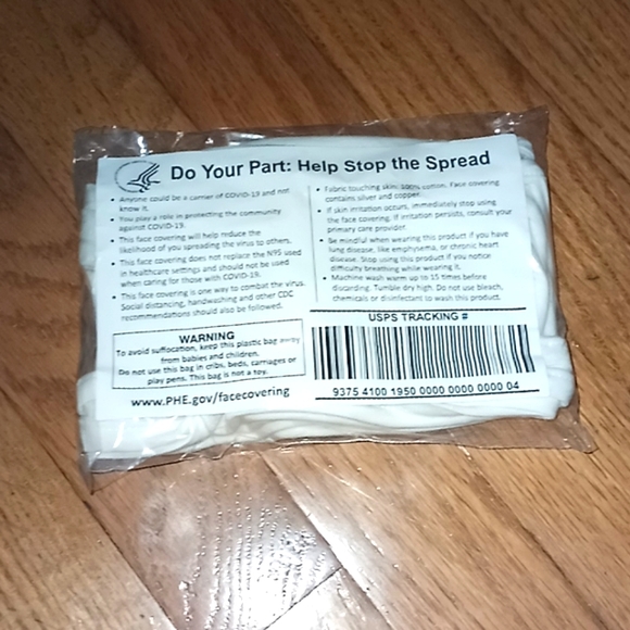 Accessories | Pack Of 5 White Cotton Face Masks | Poshmark